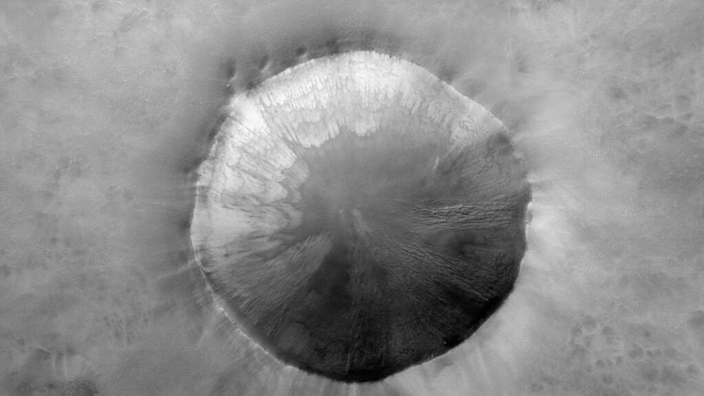 NASA Mars satellite tv for pc uncovers markings 'like paint dripping ...