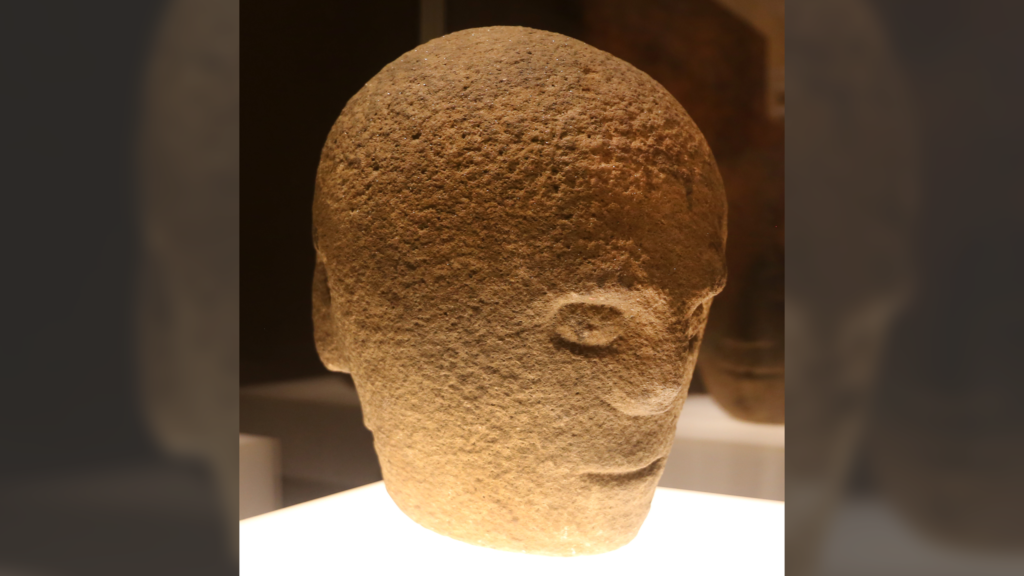 Corleck Head: A spooky three-faced Celtic sculpture discovered on the ...